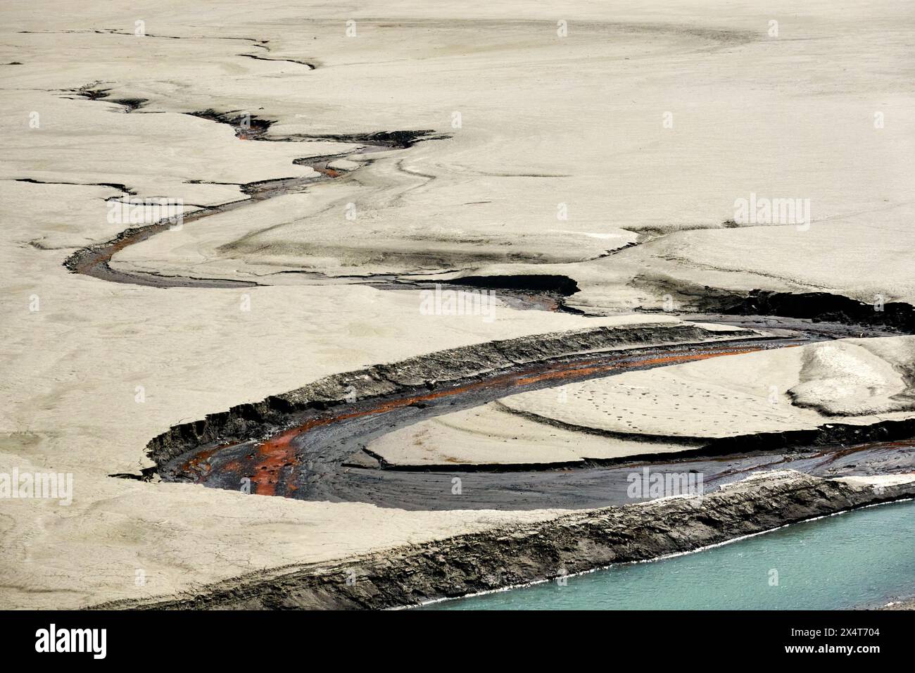 Sandy riverbed erosion patterns hi-res stock photography and images - Alamy