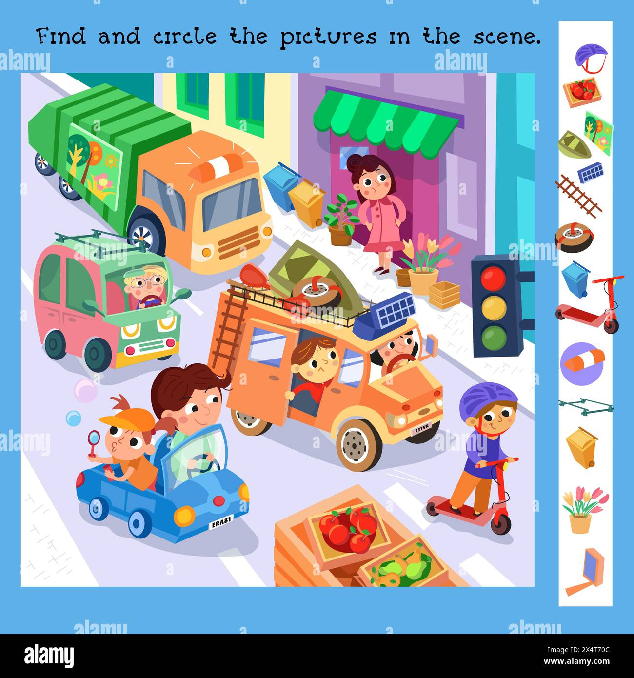 Find hidden objects Stock Vector Images - Alamy