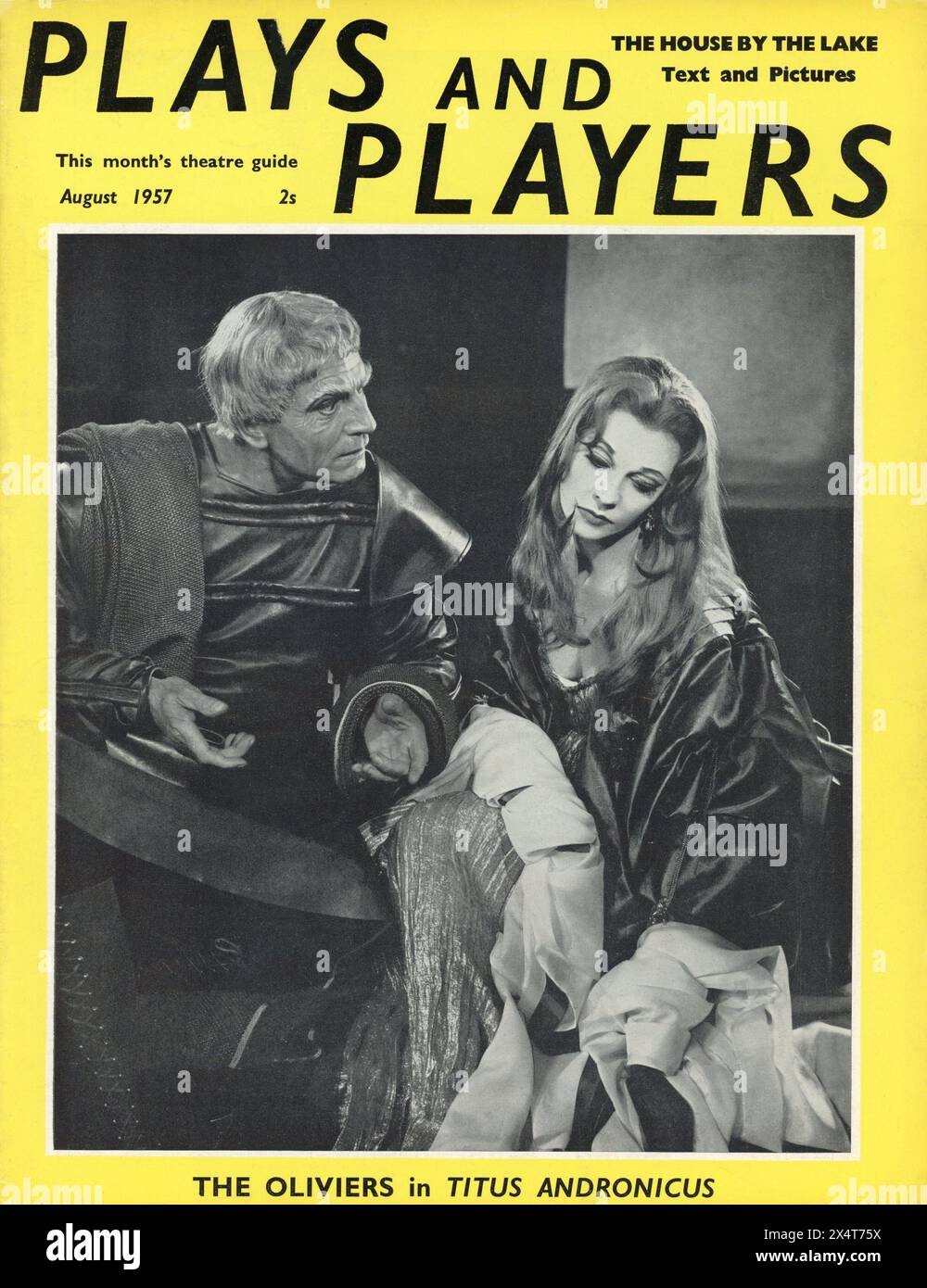 LAURENCE OLIVIER as Titus and VIVIEN LEIGH as his daughter Lavinia in ...