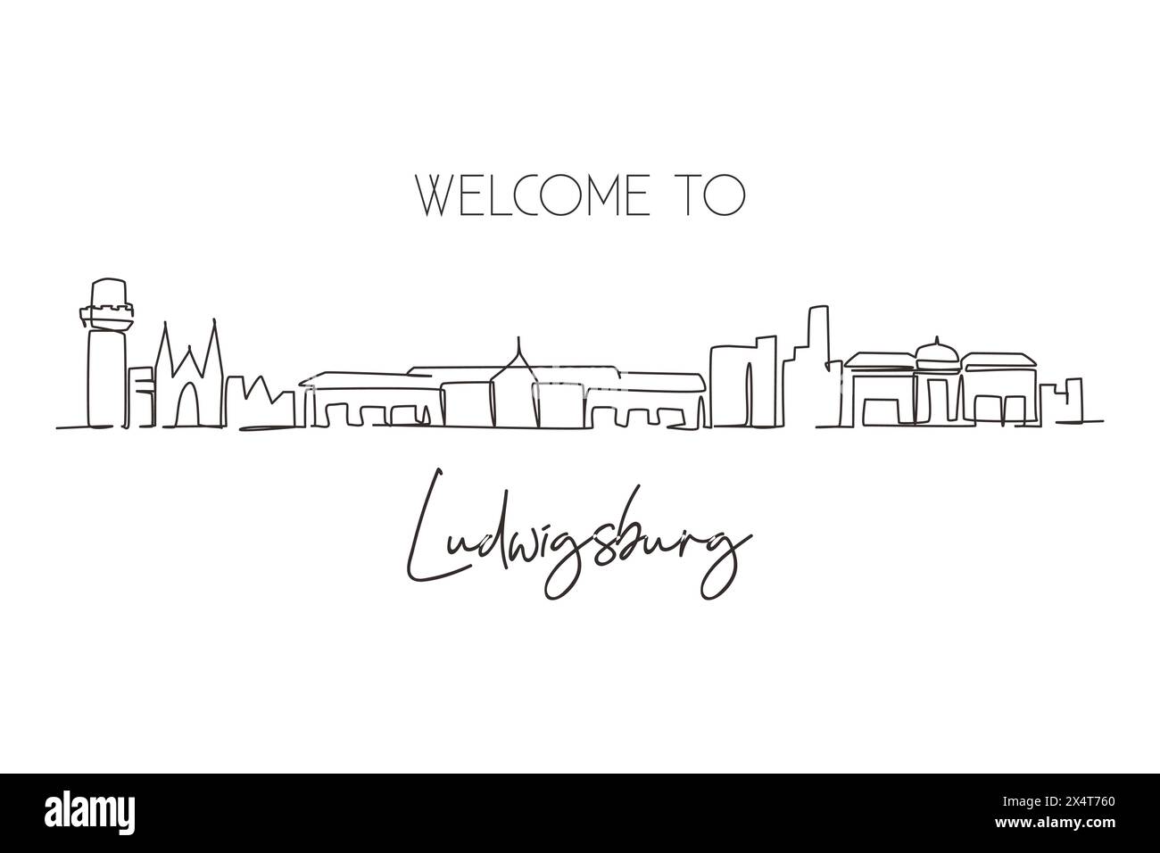 Stuttgart ludwigsburg tourism Stock Vector Images - Alamy
