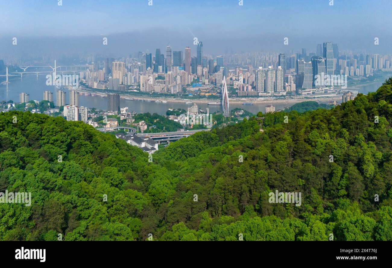 CHONGQING, CHINA - MAY 5, 2024 - High-rise buildings are seen in ...