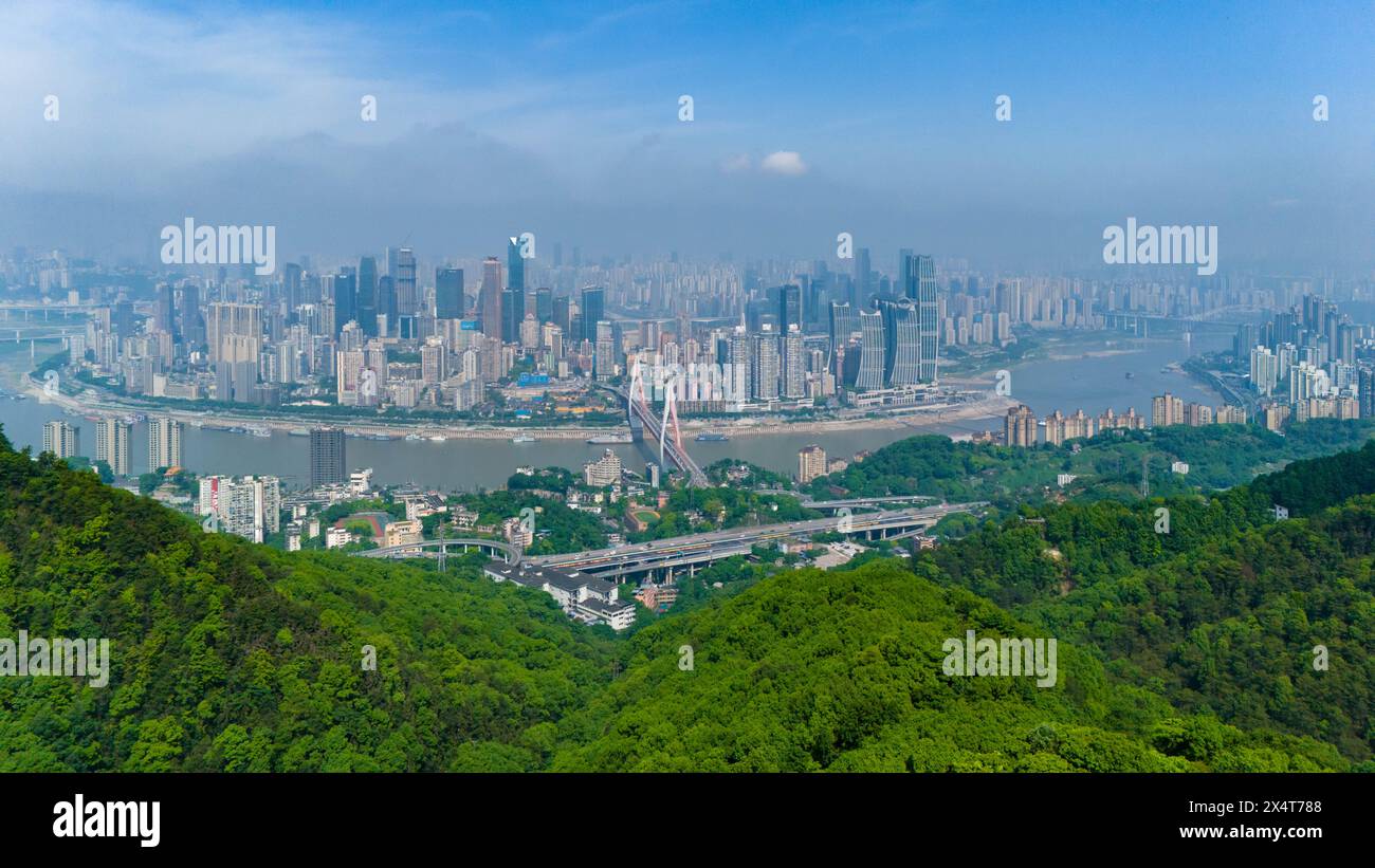 CHONGQING, CHINA - MAY 5, 2024 - High-rise buildings are seen in ...
