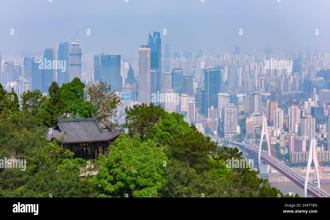 CHONGQING, CHINA - MAY 5, 2024 - High-rise buildings are seen in ...