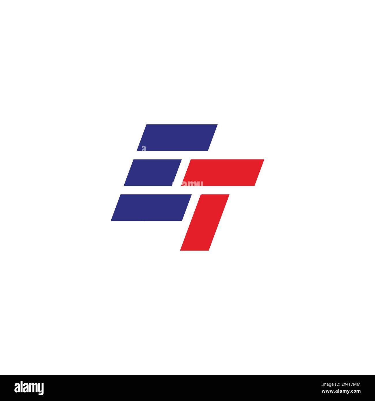 letter et stripes motion colorful logo vector Stock Vector Image & Art ...
