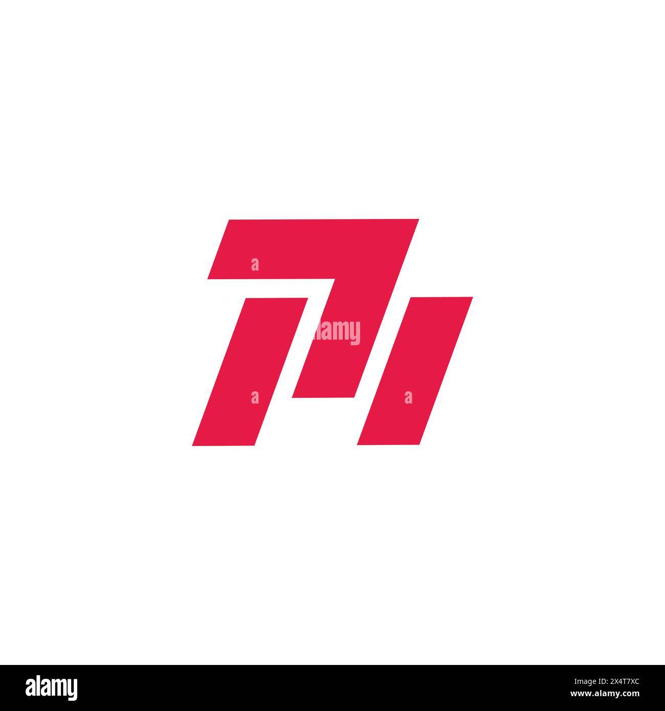 letter pi arrow stripes abstract logo vector Stock Vector Image & Art ...