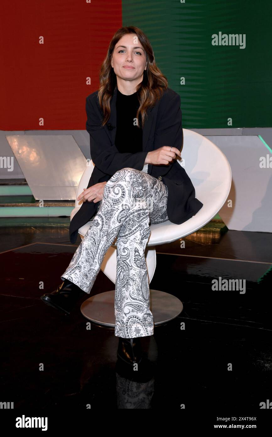 Milan, Italy. 03rd May, 2024. Milan, TV broadcast “TV Talk - Rai 3 ...