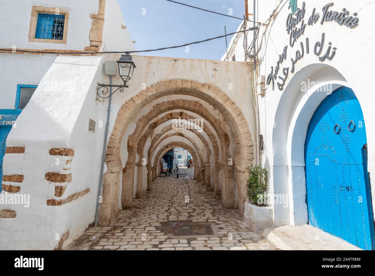 Houmt El Souk, Tunesia - April 30, 2024: the entrance arch of old ...