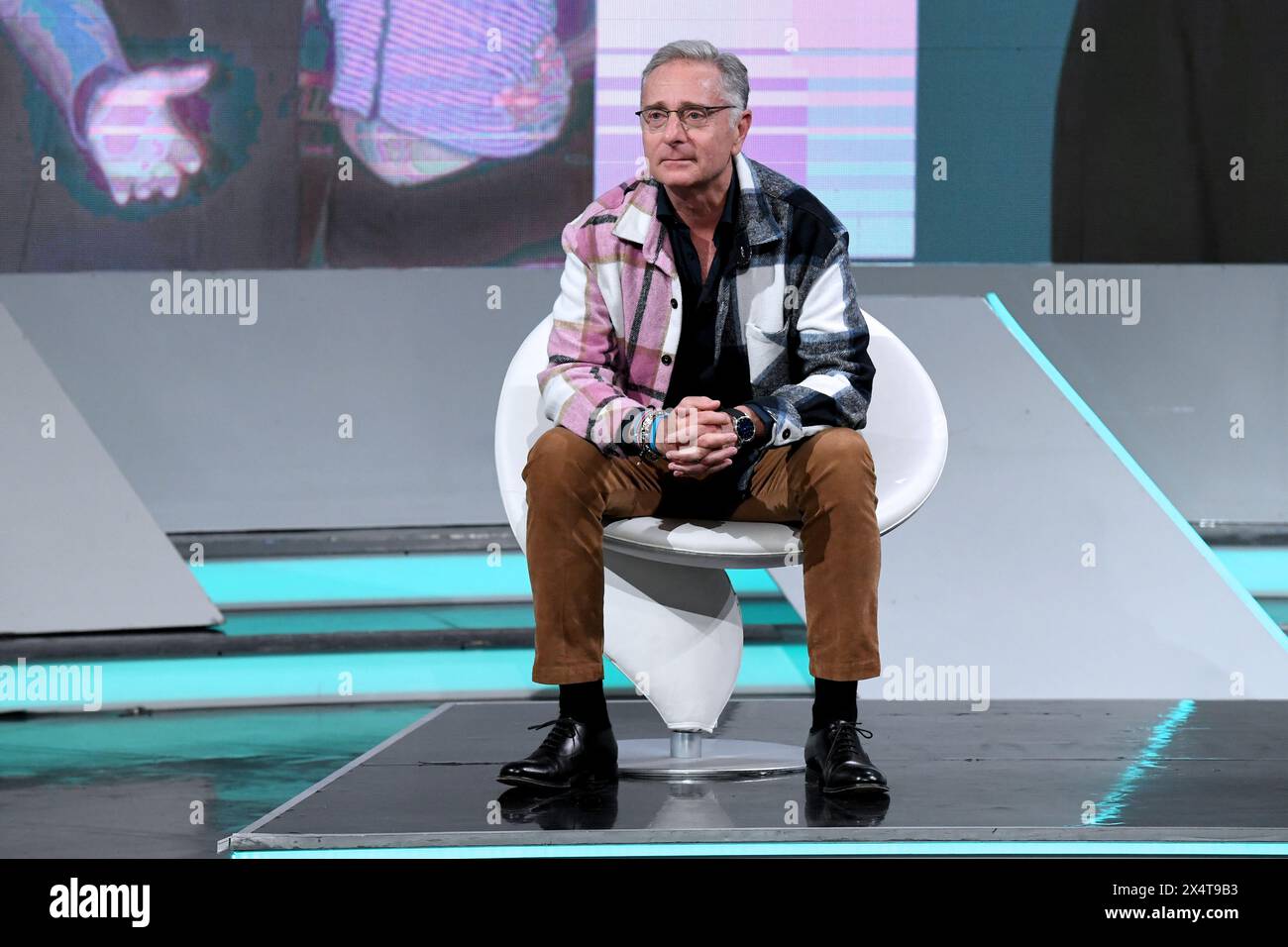 Milan, Italy. 03rd May, 2024. Milan, TV broadcast “TV Talk - Rai 3 ...