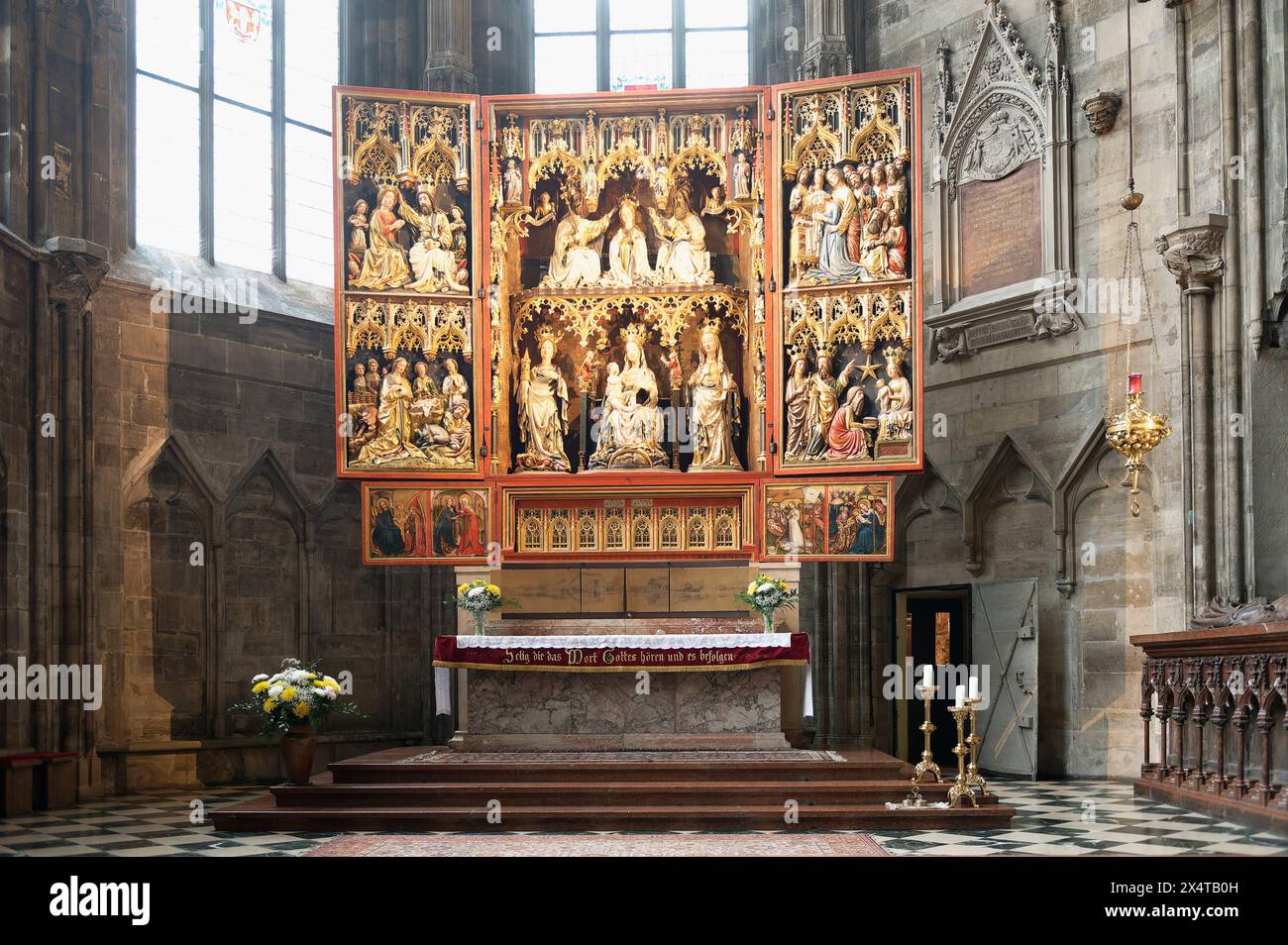Vienna, Austria, St. Stephen's Cathedra. The Gothic “Wiener Neustädter ...