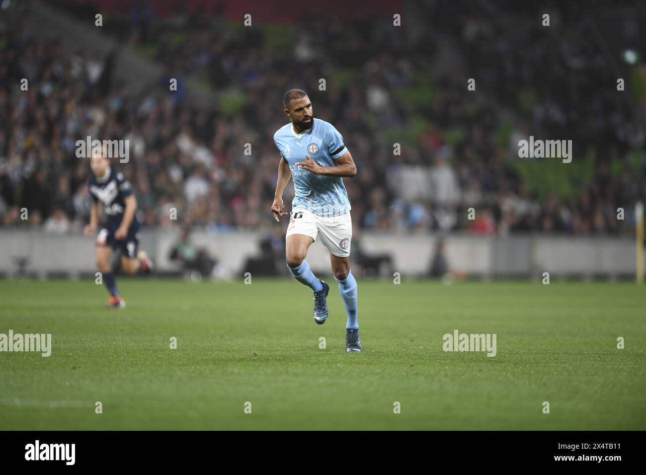 MELBOURNE, AUSTRALIA. 5 May 2024. Pictured: Melbourne City defender ...