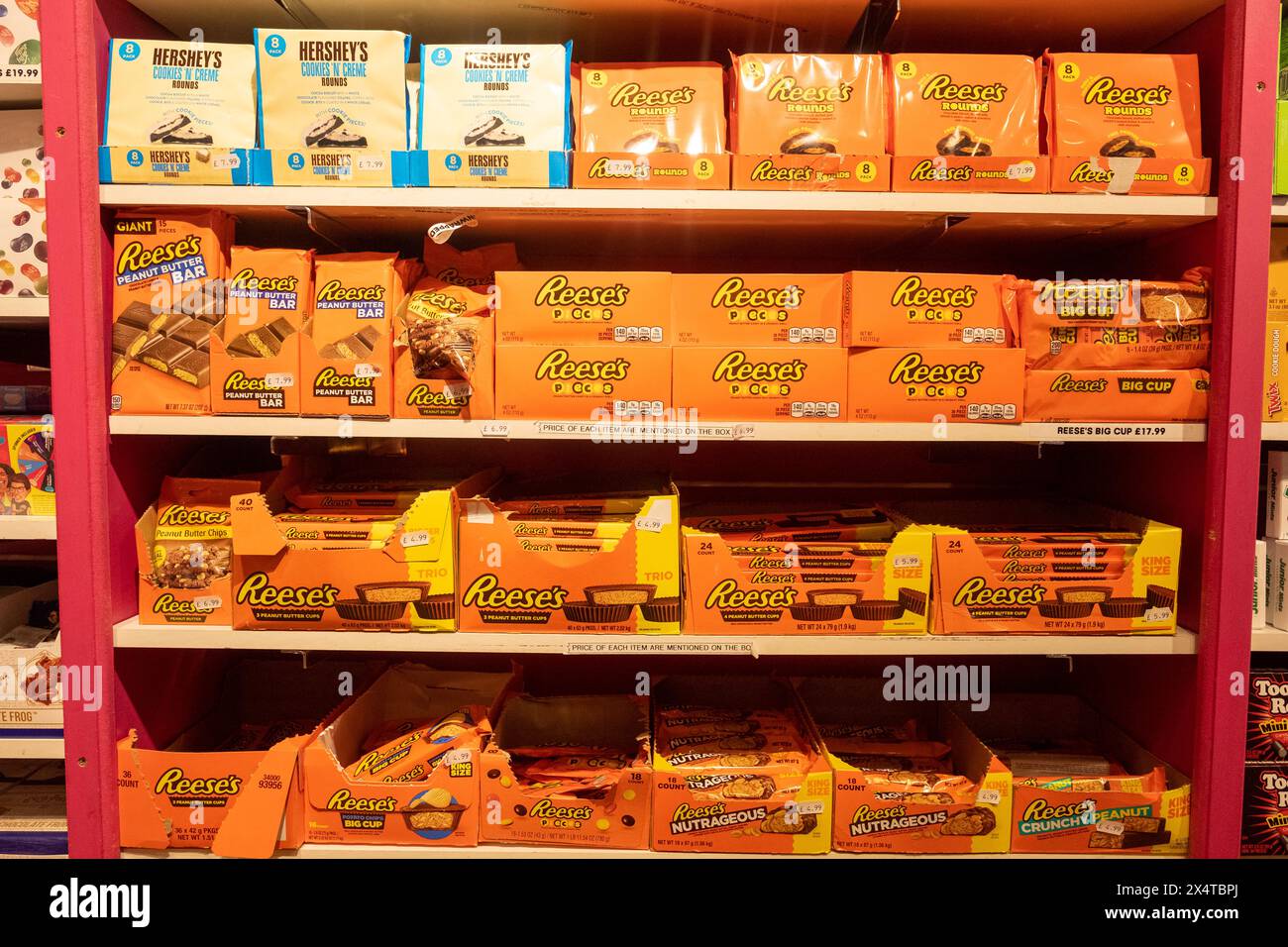 London american candy shop hi-res stock photography and images - Alamy