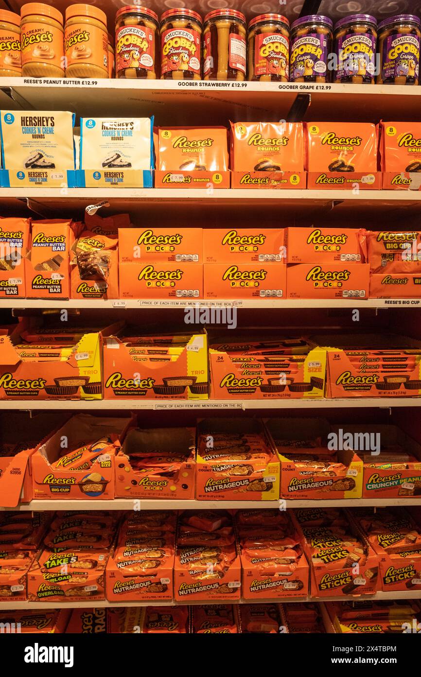 London american candy shop hi-res stock photography and images - Alamy