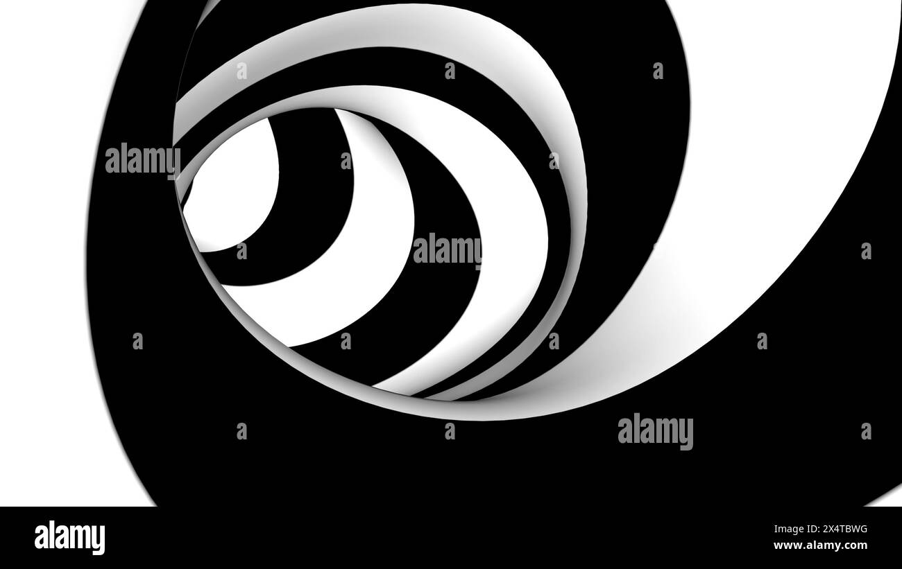 Cube tunnel Black and White Stock Photos & Images - Alamy