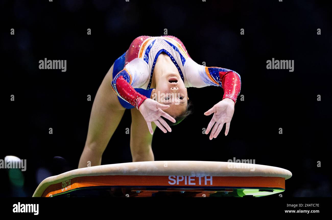 Rimini, Italy. 5th May 2024. RIMINI - Alij de Wijze (NED) in action ...