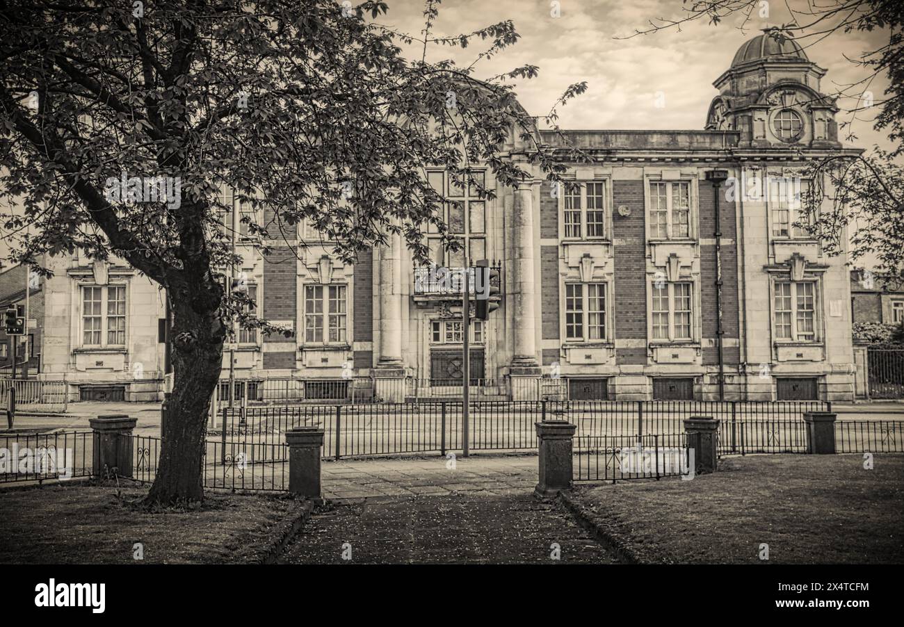 Radcliffe Town Hall, Radcliffe, Lancashire, England, United Kingdom ...