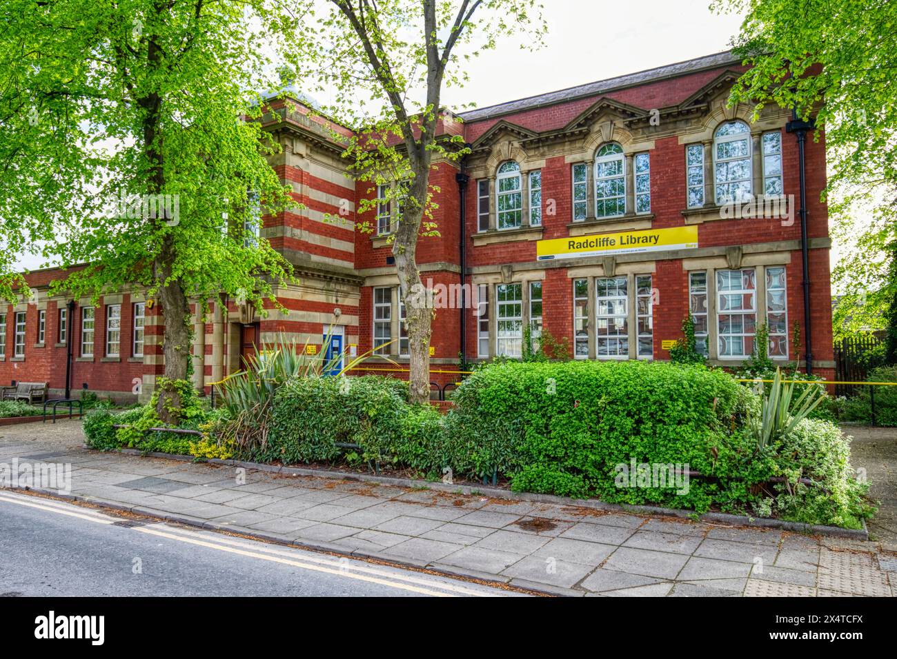 Old Radcliffe Library, Radcliffe, Lancashire, England, United Kingdom ...