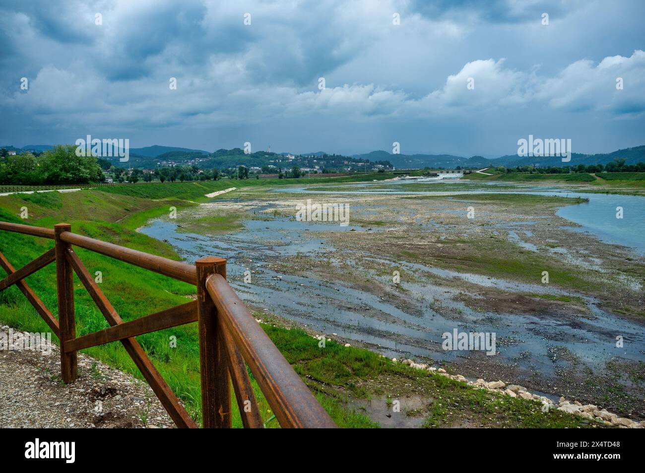 River engineering works for flood protection and hydraulic and ...