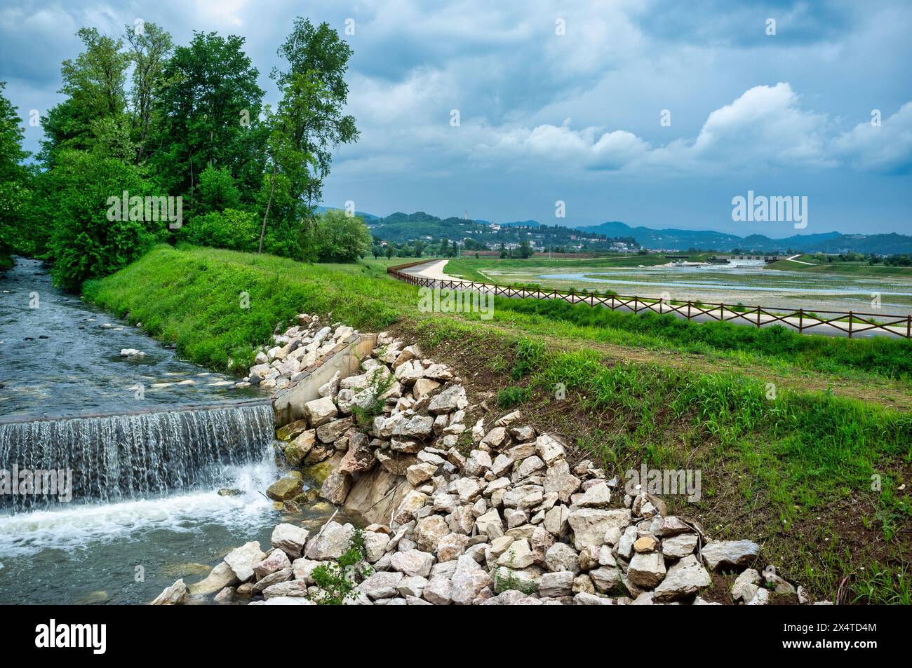 River engineering works for flood protection and hydraulic and ...