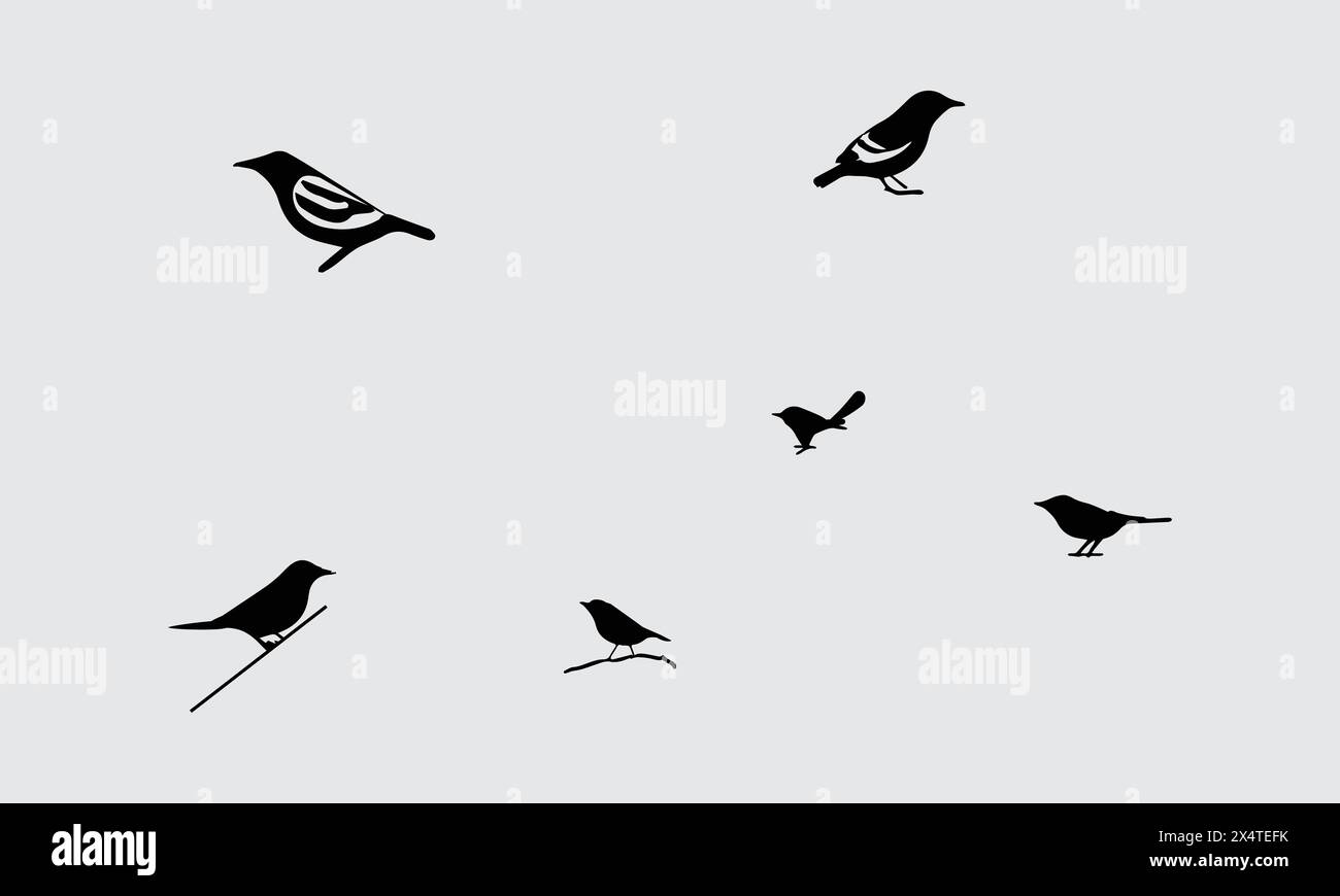 Minimal bird logo hi-res stock photography and images - Alamy