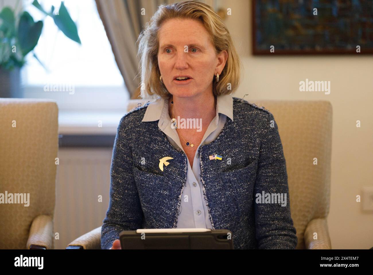 KYIV, UKRAINE - MAY 3, 2024 - USAID Deputy Administrator for Policy and ...