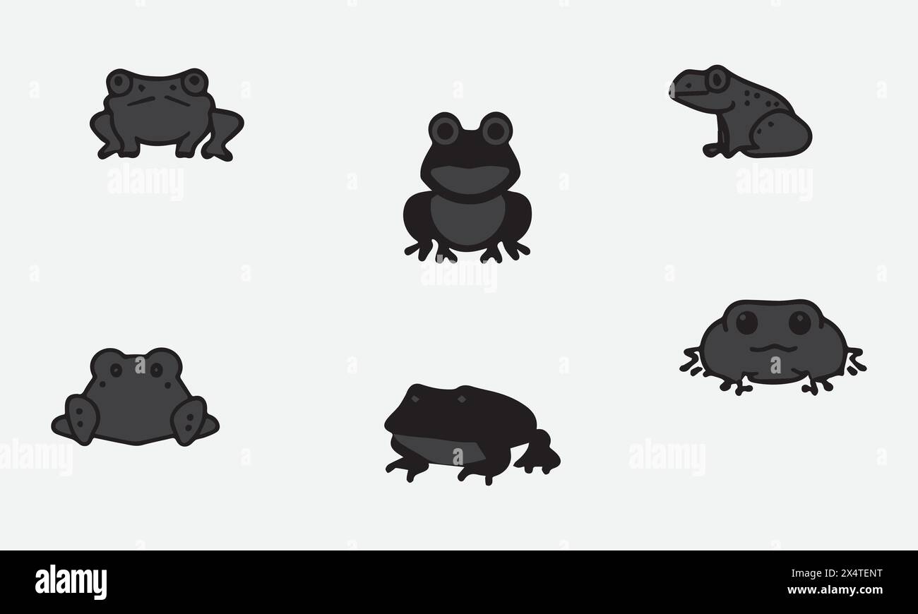 Burrowing frog Stock Vector Images - Alamy