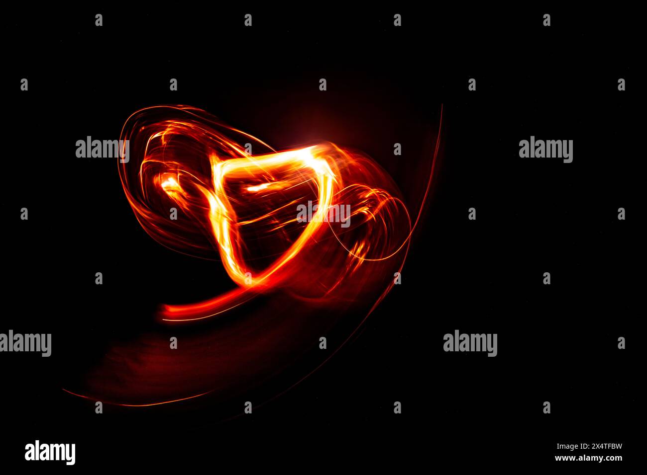 Long exposure photography with the lightpainting technique. Light ...