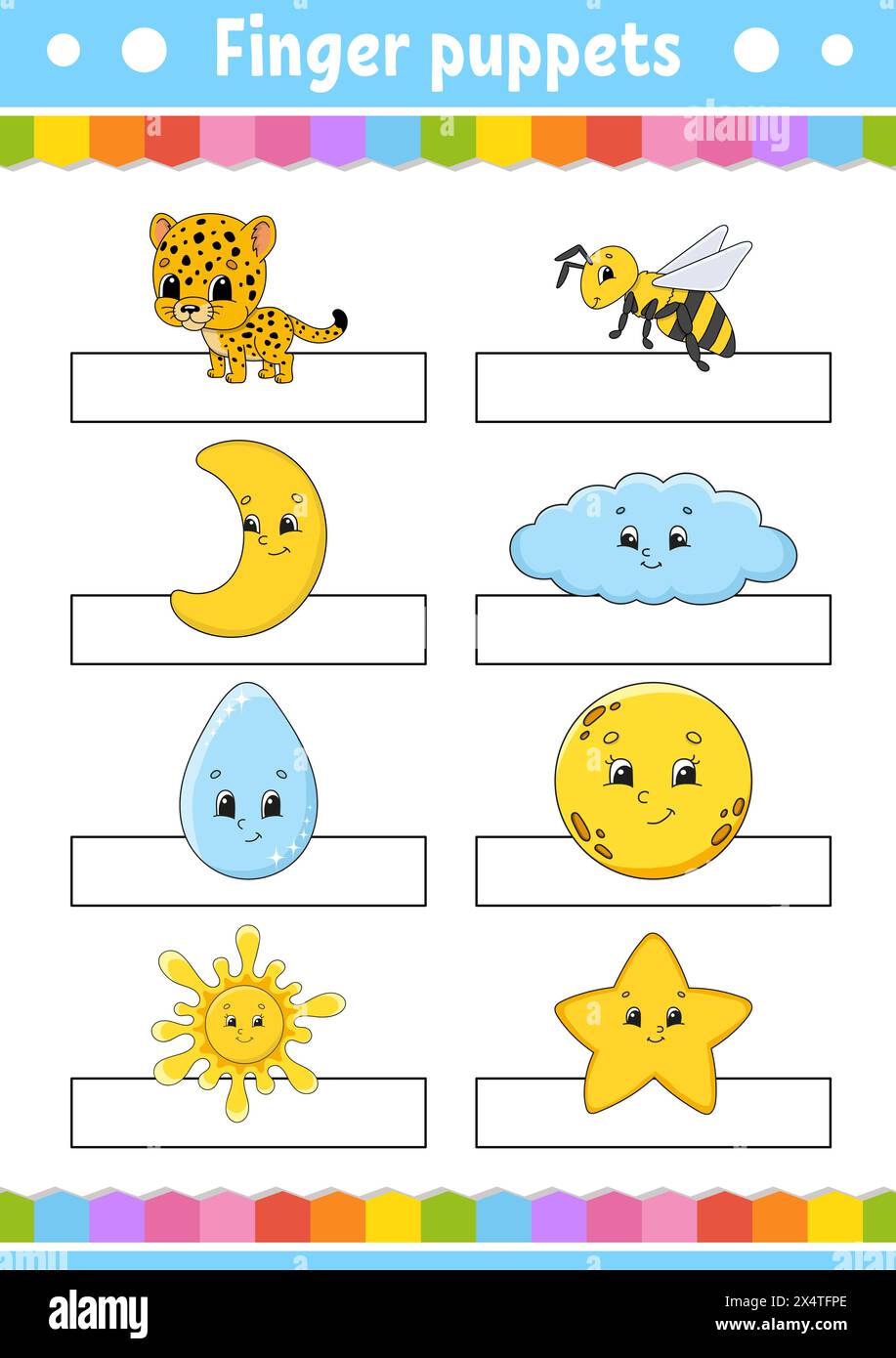 Theatre puppet theatre hand puppets Stock Vector Images - Alamy