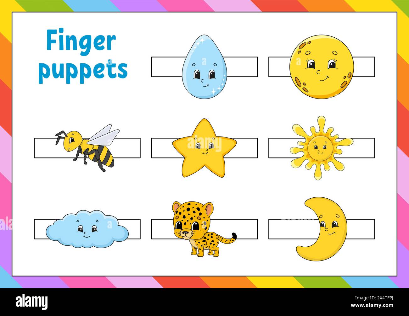 Paper theatre puppet Stock Vector Images - Alamy