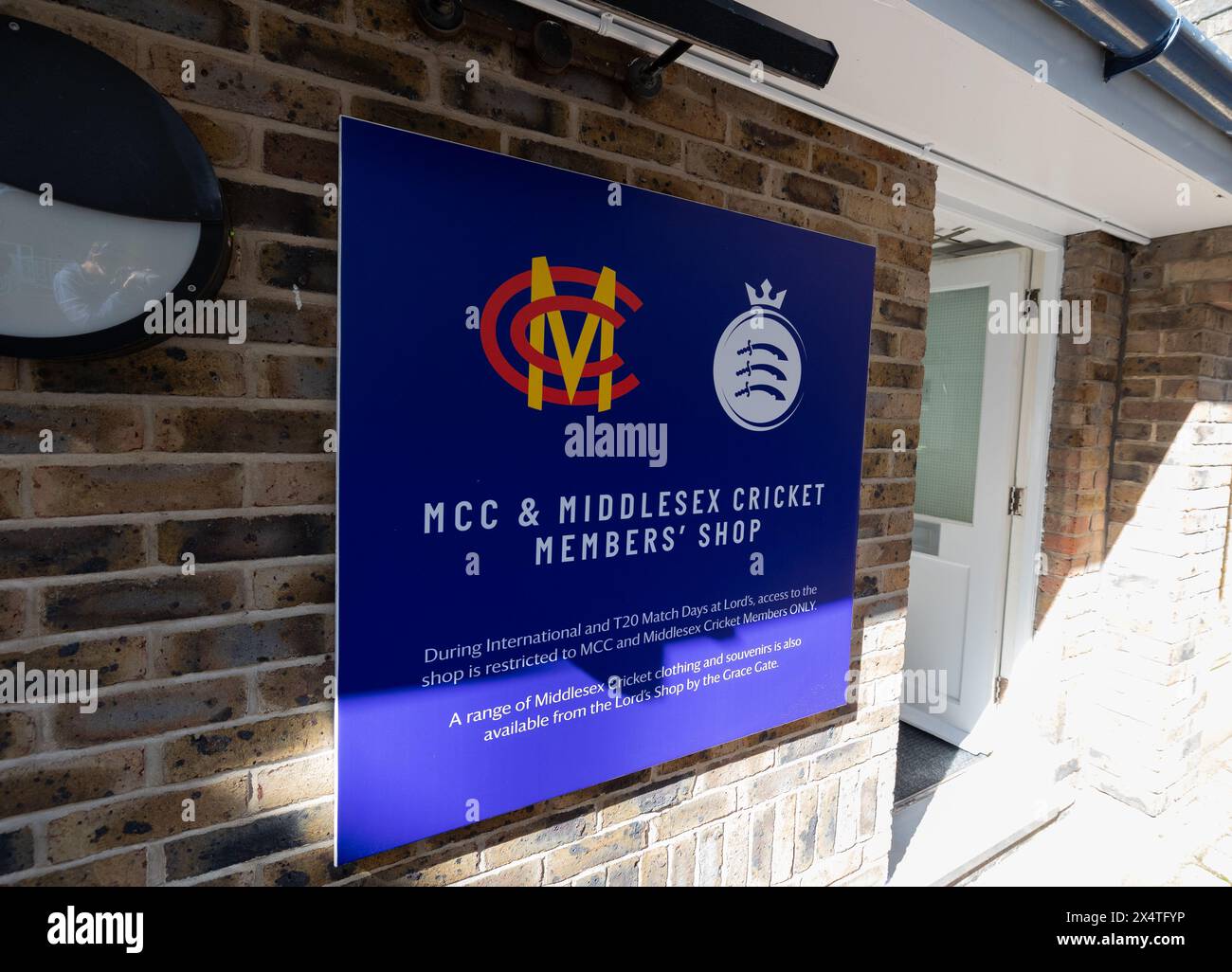 London. 4th May 2024. General view of MCC & Middlesex Cricket members ...