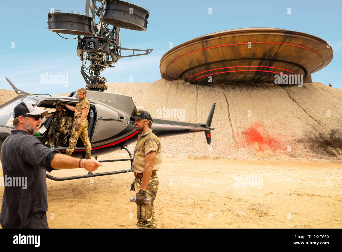 RYAN GOSLING and DAVID LEITCH in THE FALL GUY, directed by DAVID LEITCH ...