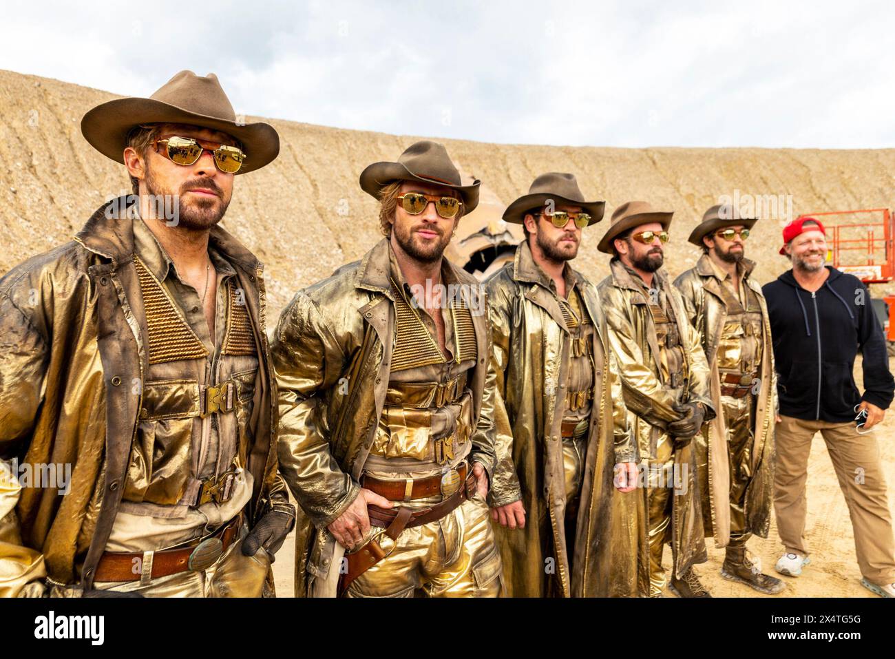 RYAN GOSLING, AARON TAYLOR-JOHNSON, DAVID LEITCH and BEN JENKIN in THE ...