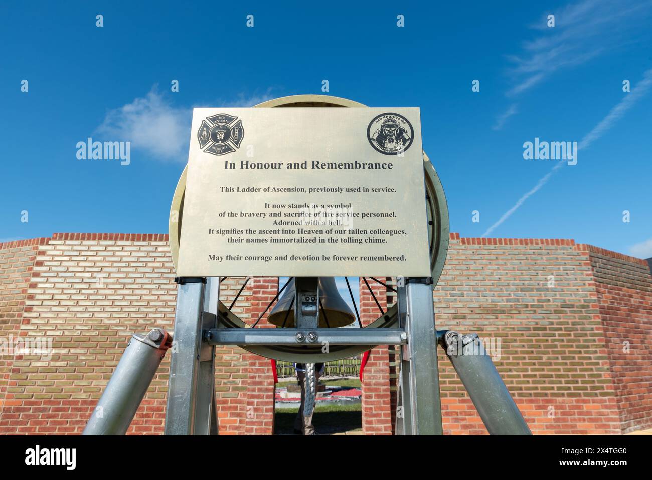 Ladder of Ascension, honouring fallen firefighters, at unveiling and ...