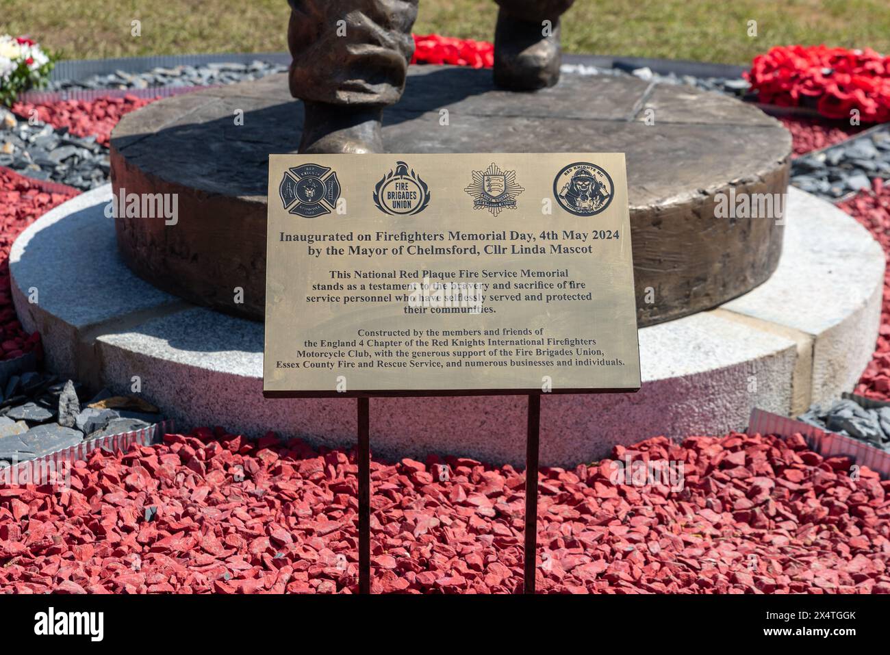 Unveiling and opening of the National Red Plaque Fire Service Memorial ...
