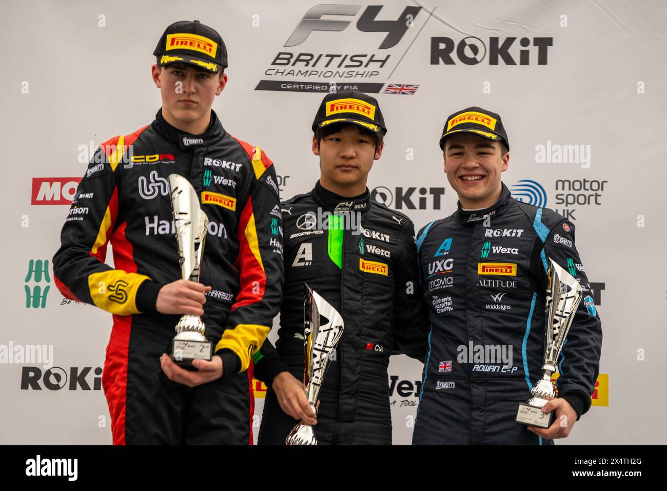Yuanpu CUI 56 - Bart Harrison & Rowan CAMPBELL-PILLING Race 1 Donington ...