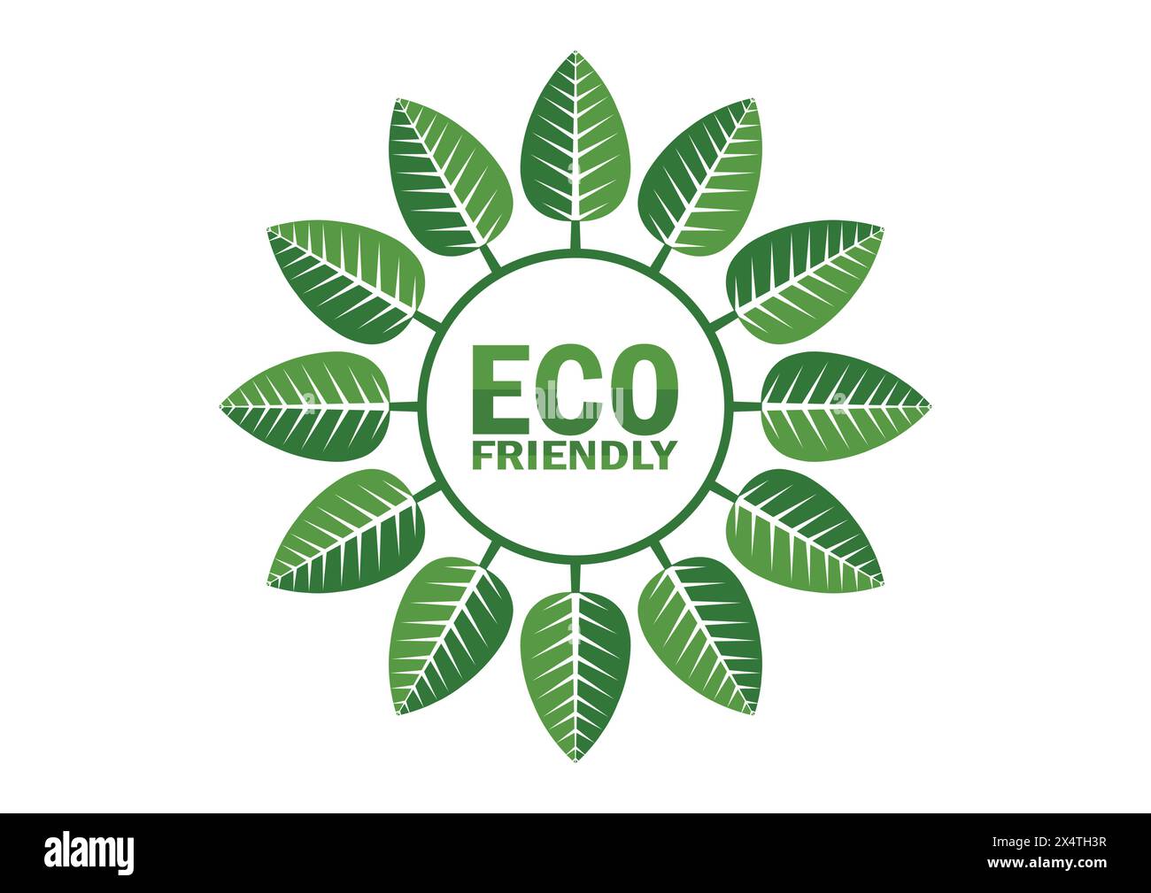 Eco friendly green vector icon. Natural organic product, eco friendly ...