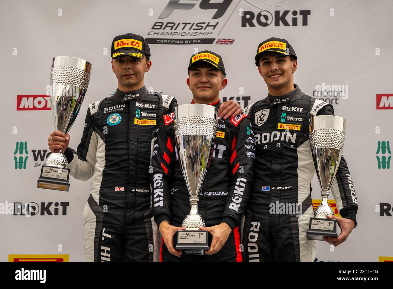 Deagen FAIRCLOUGH 7, James Higgins & Alex NINOVIC Race 1 Podium ...