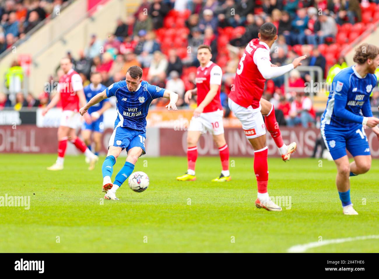 AESSEAL New York Stadium, Rotherham, England - 4th May 2024 David ...