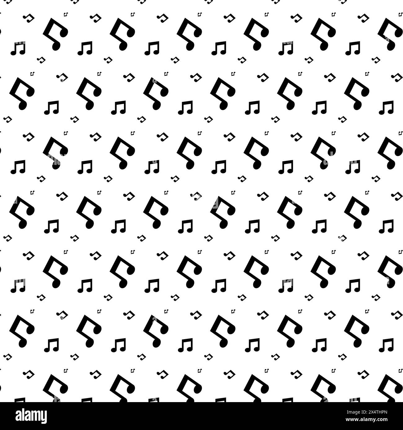 Large musical notes icon Black and White Stock Photos & Images - Alamy