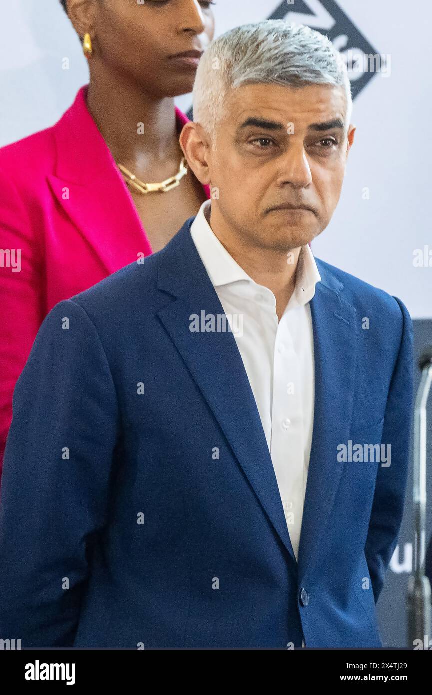 London Uk 04th May 2024 Sadiq Khan Wins A Third Term As Mayor Of