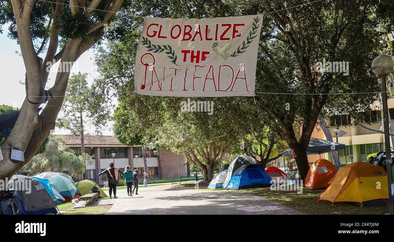May 4, 2024, Santa Barbara, California, U.S.A: Globalize the Intifada ...