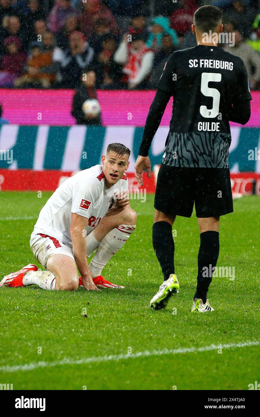 Köln, Deutschland, 1. Fussball Bundesliga 32. Spieltag 1. FC Köln : SC Freiburg 0:0 04.05.2024 ...