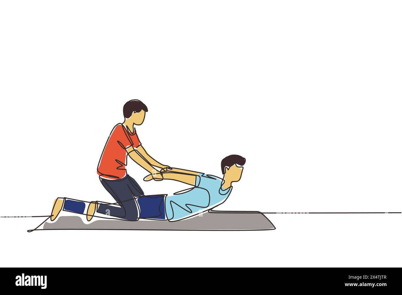 Rehabilitation practicing Stock Vector Images - Alamy