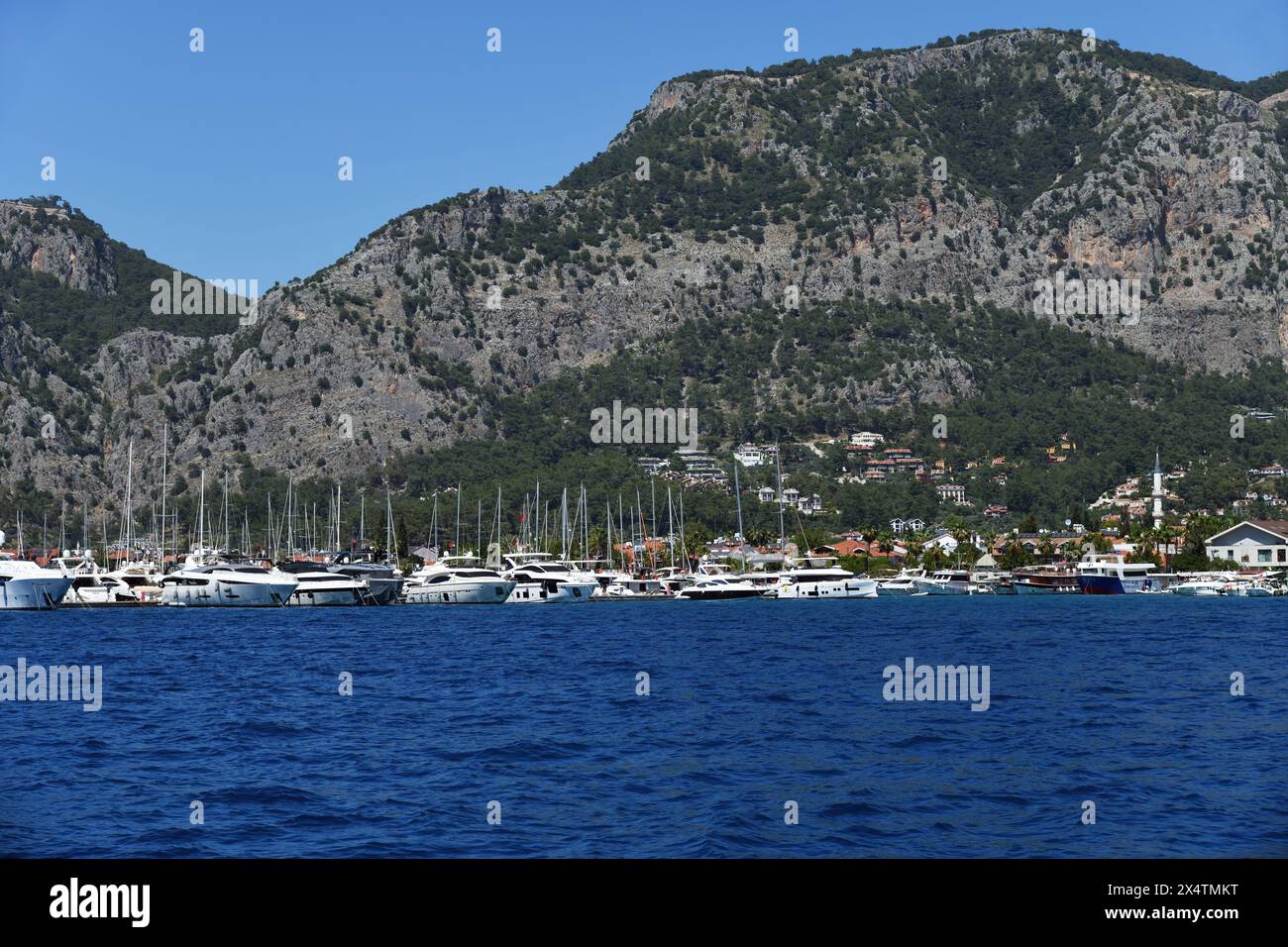 Gocek, Turkey - April 26, 2024: Marina in Gocek. Yachts are in the ...