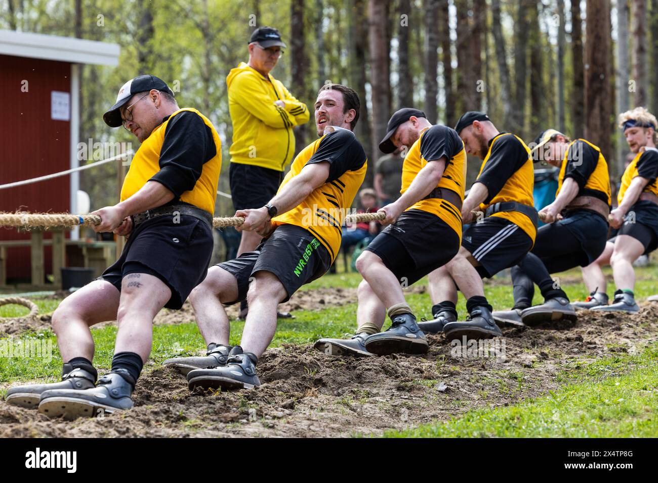 Boxholm, Sweden. 4th, May, 2024. One of Sweden's oldest tug-of-war ...