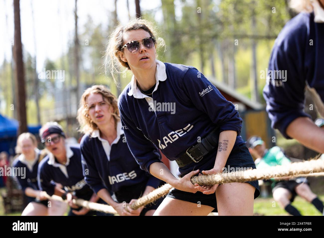 Boxholm, Sweden. 4th, May, 2024. One of Sweden's oldest tug-of-war ...