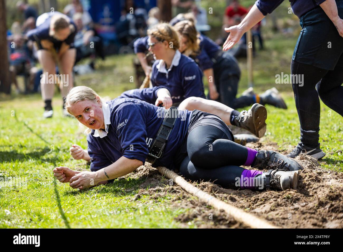 Boxholm, Sweden. 4th, May, 2024. One of Sweden's oldest tug-of-war ...