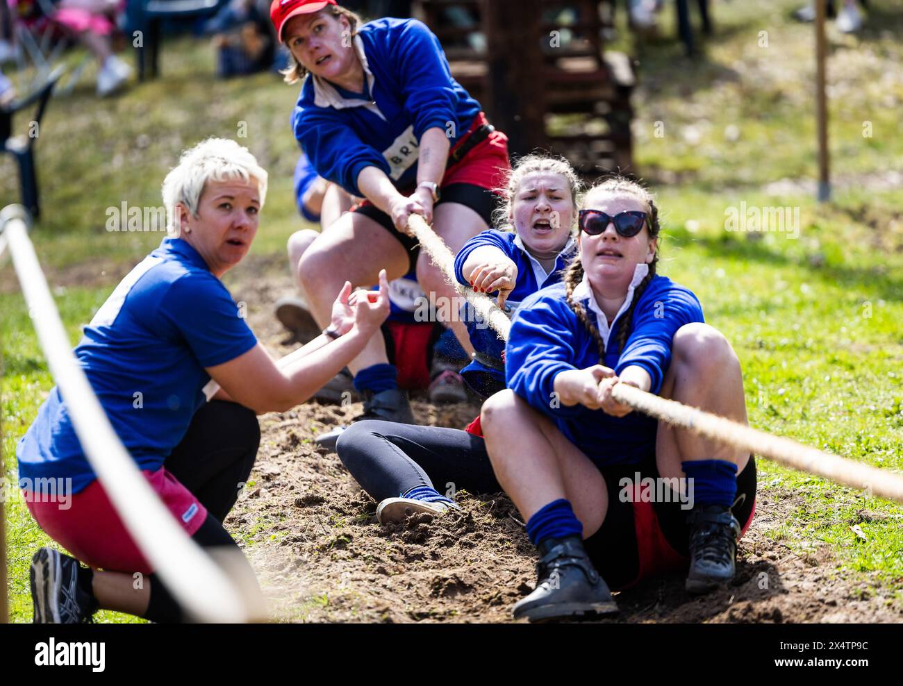 Boxholm, Sweden. 4th, May, 2024. One of Sweden's oldest tug-of-war ...