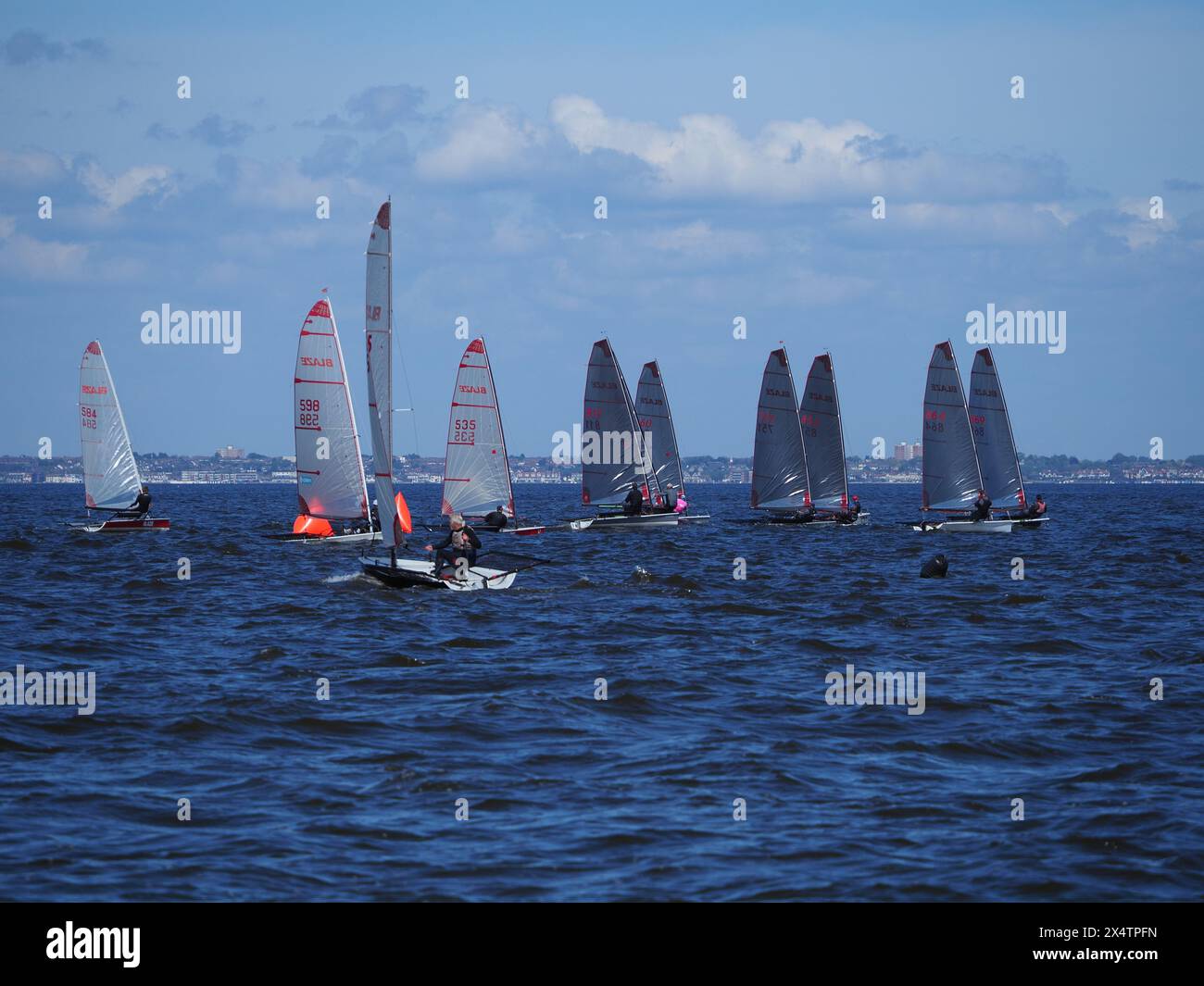 Sheerness, Kent, UK. 5th May, 2024. Blaze class sailing dinghy Eastern ...