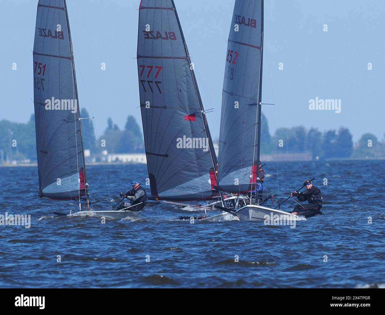 Sheerness, Kent, UK. 5th May, 2024. Blaze class sailing dinghy Eastern ...