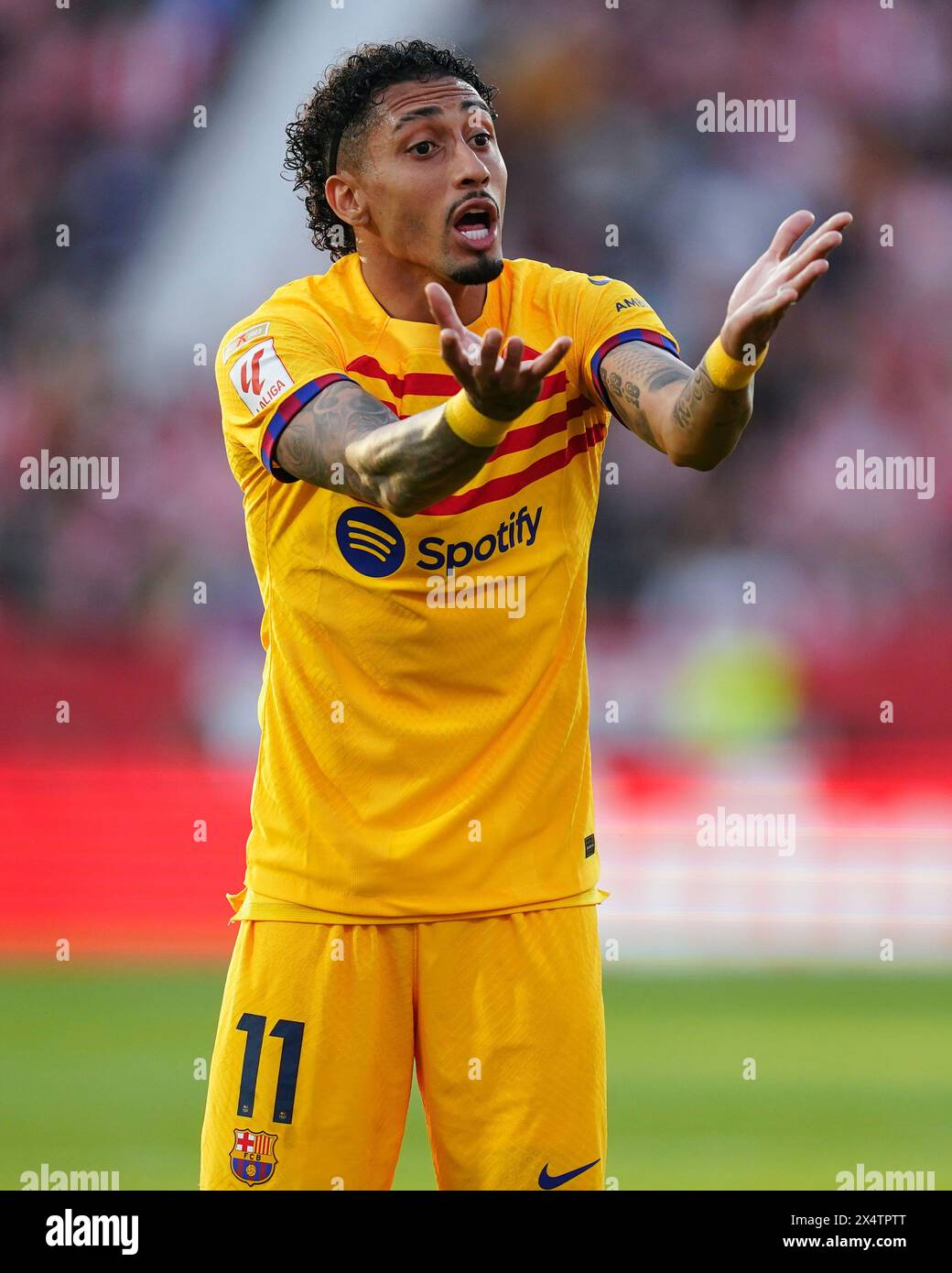 Girona, Spain. 04th May, 2024. Raphael Dias Belloli Raphinha of FC ...
